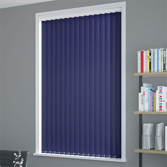 Valencia Cobalt Vertical Blind