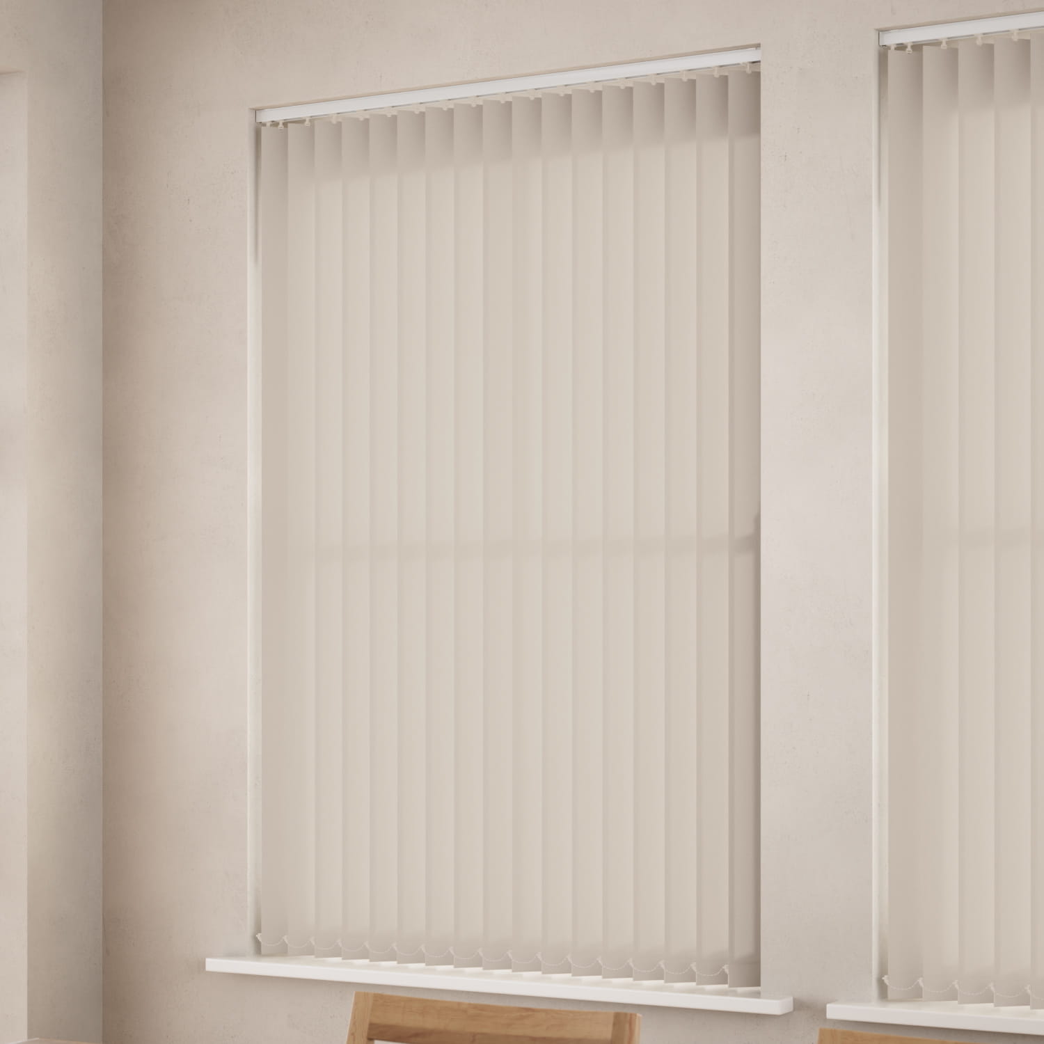 Valencia Eggshell Vertical Blind