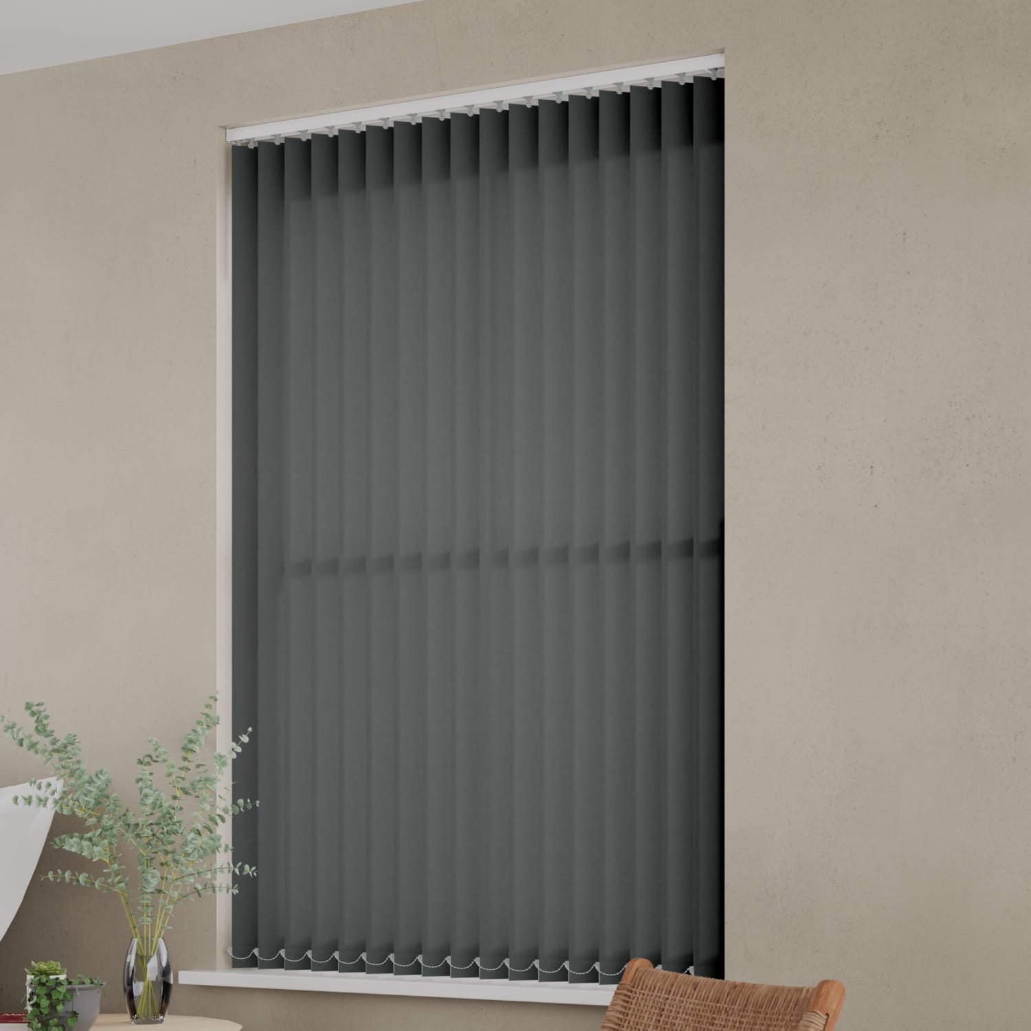 Valencia Iron Grey Vertical Blind