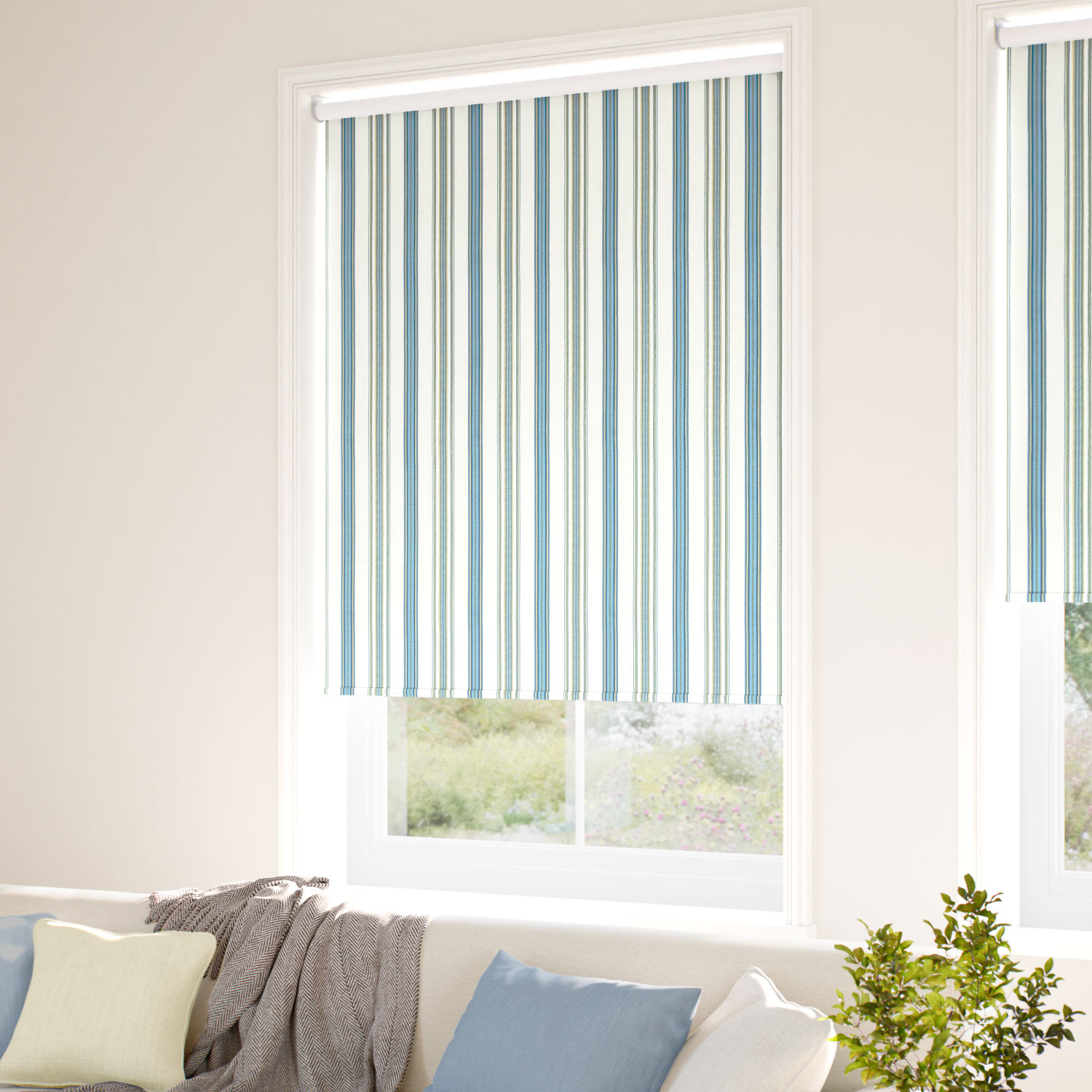 Valley Stripe Sea Shore Roller Blind