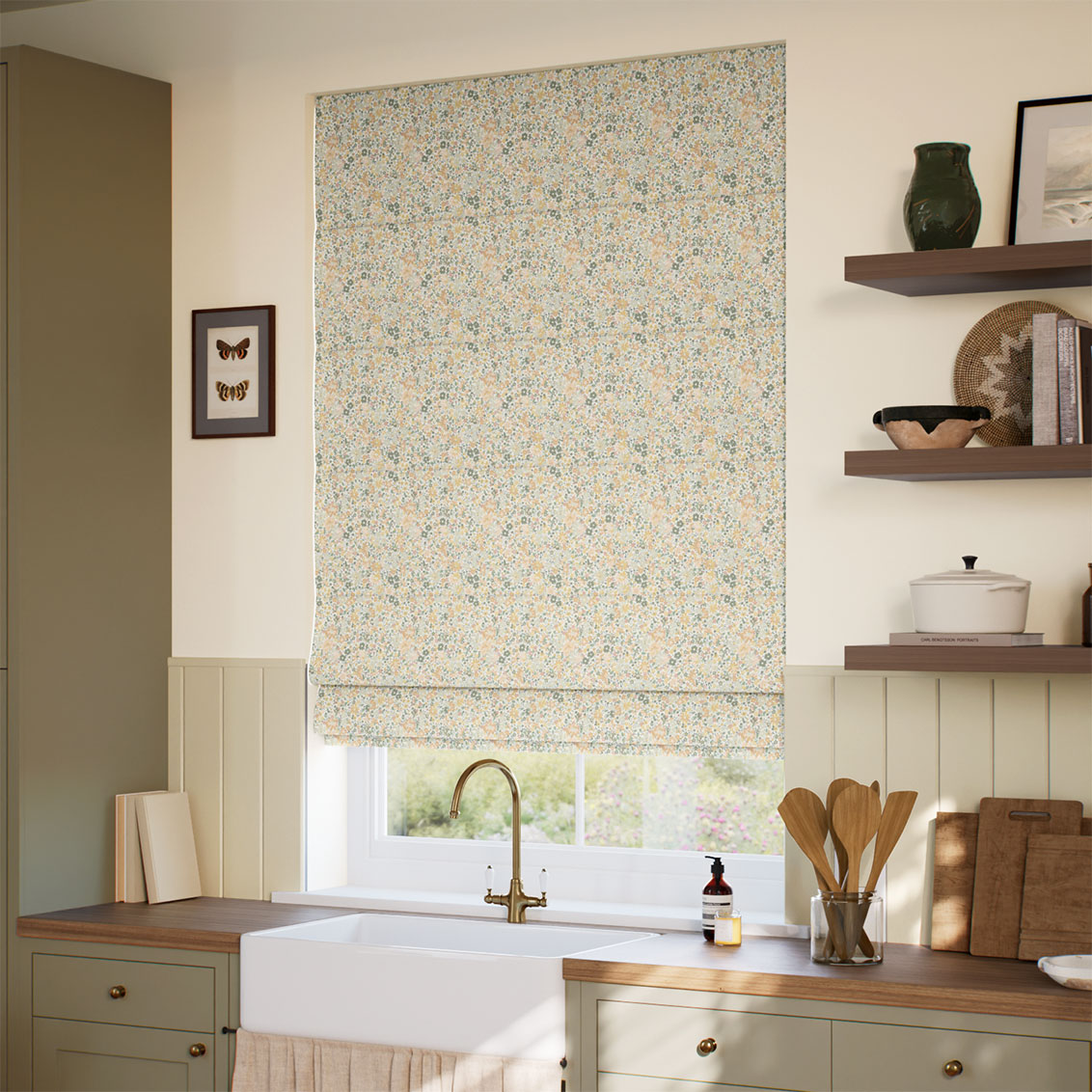Velasco Honey Roman Blind