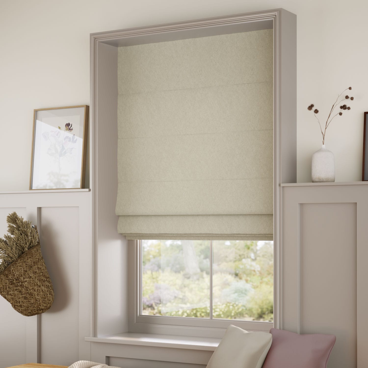 Vita Linen Roman Blind