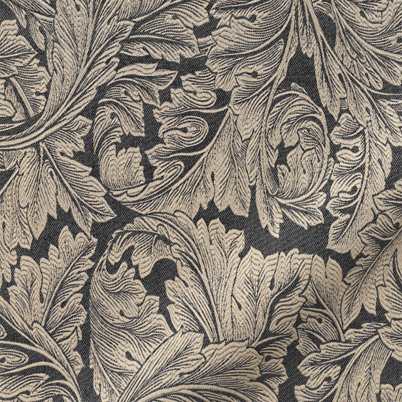 William Morris Acanthus Jacquard Antique Bronze Roman Blind