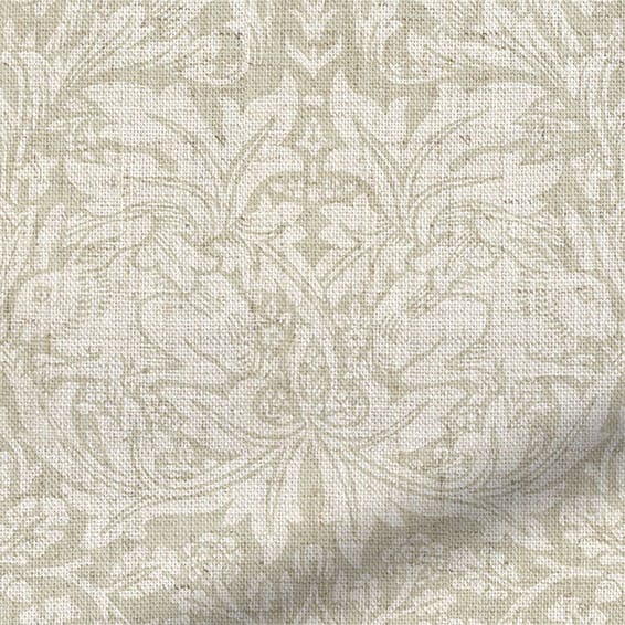 William Morris Brother Rabbit Parchment Curtains