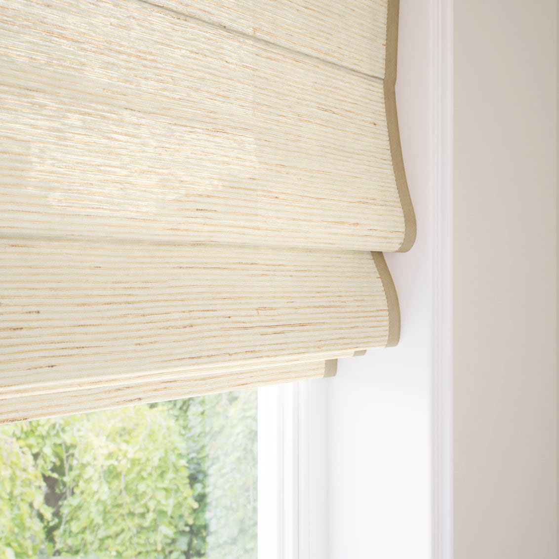 Zuri Sand & Tan Roman Blind